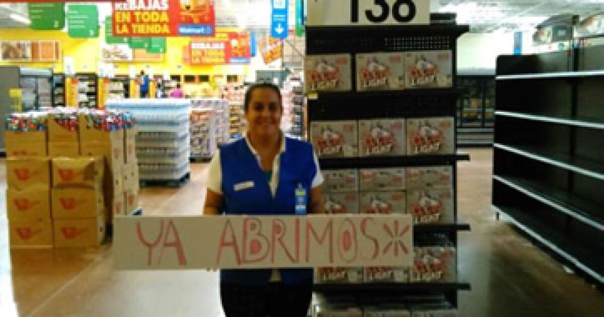 Walmart reabre una tienda en San José del Cabo tras Odile