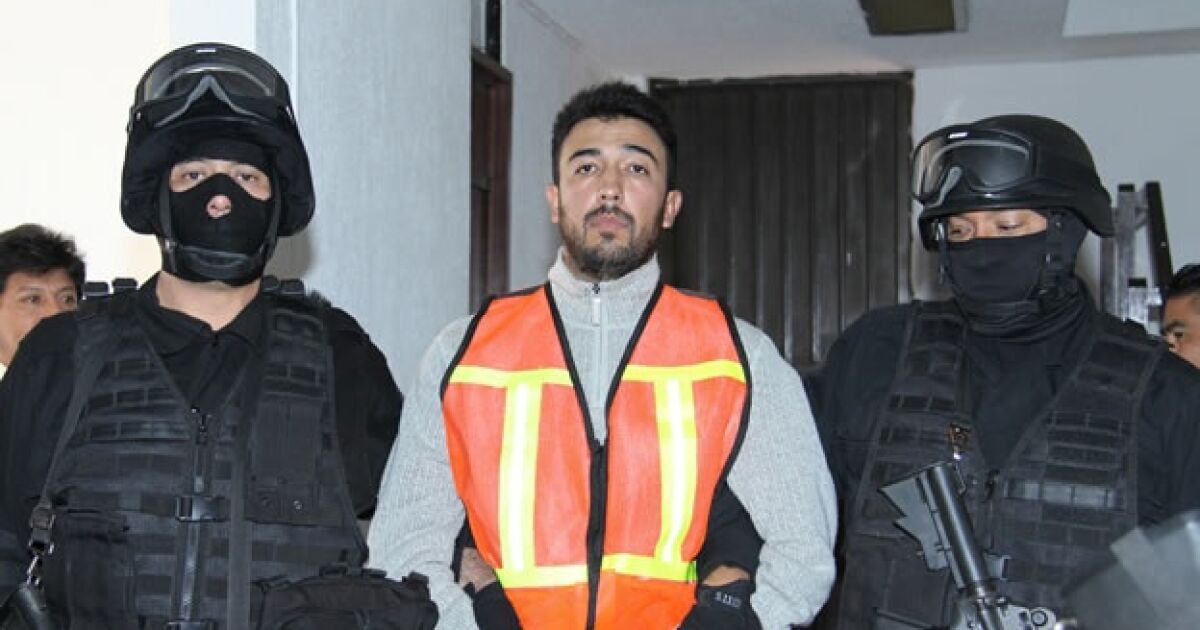 Las autoridades presentan a Germán Reyes, líder de 'La Familia' en Toluca