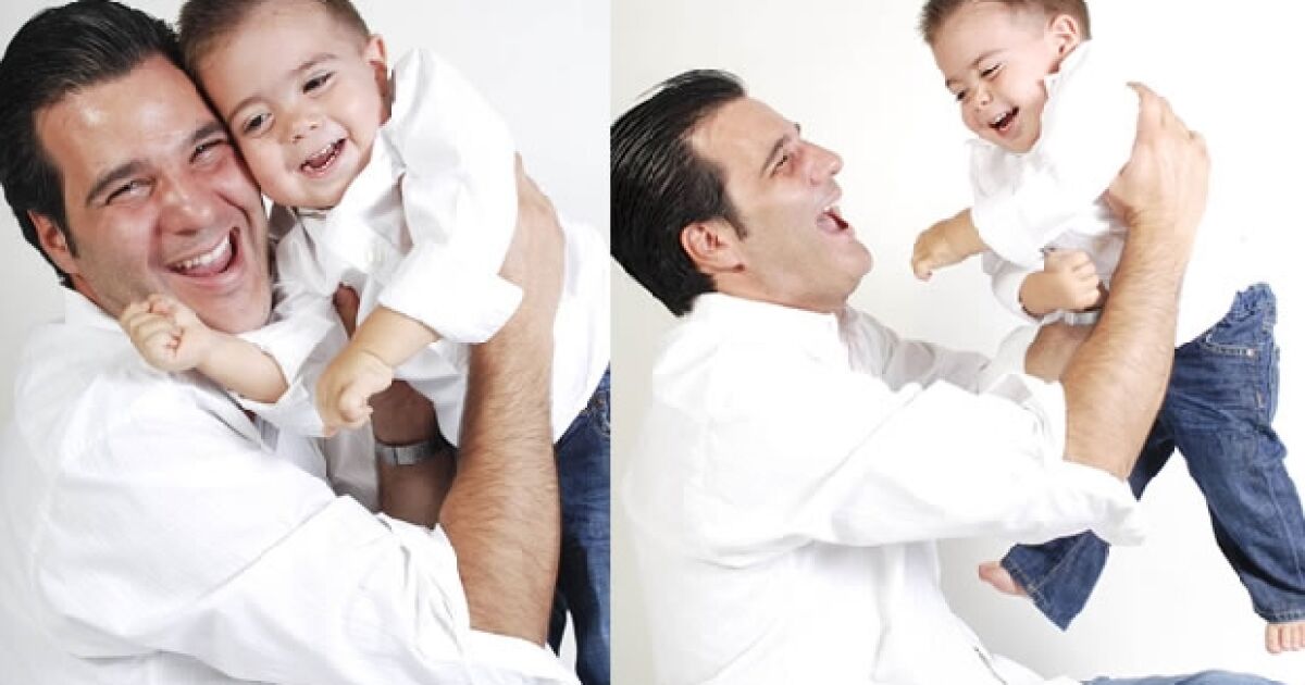 Jorge Torres un papá dedicado