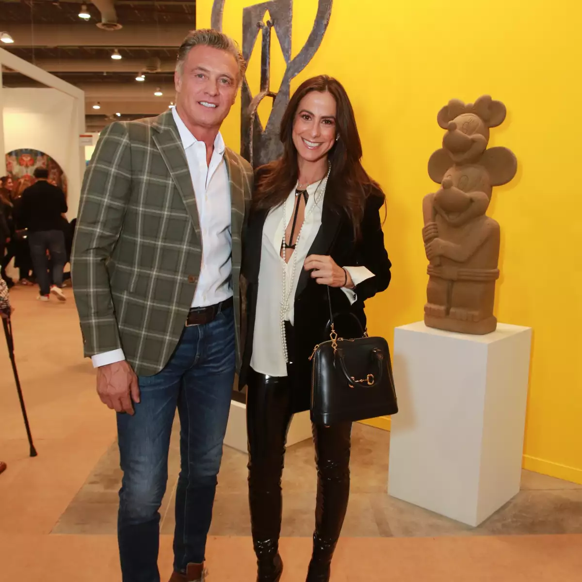 Gabriel Orozco y Sharon Fastlicht en el primer día de Zona MACO 2023