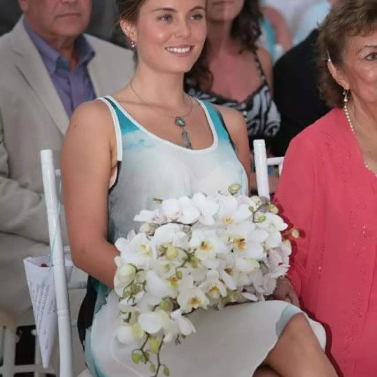 Alexa Damián y Ben Melkman se casaron en la Riviera Maya