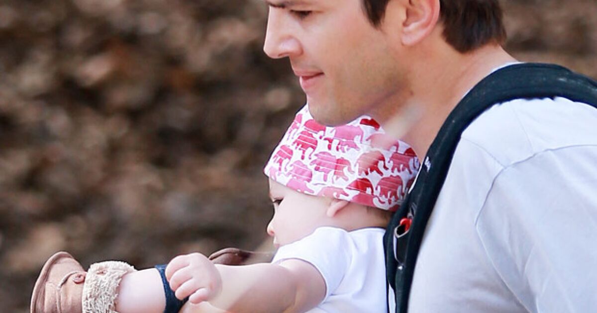 FOTOS: Ashton Kutcher deja ver a su hija Wyatt Isabelle en paseo