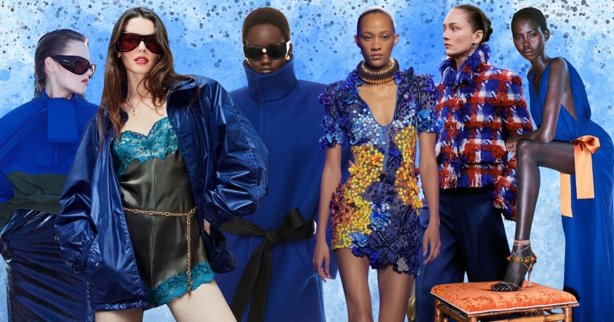 Azul cobalto, el color que las celebs llevan y es perfecto para tus ...