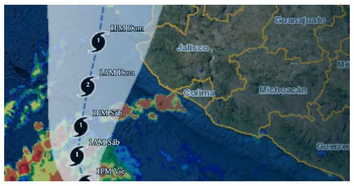 La tormenta tropical Orlene puede convertirse en huracán, afecta a ...