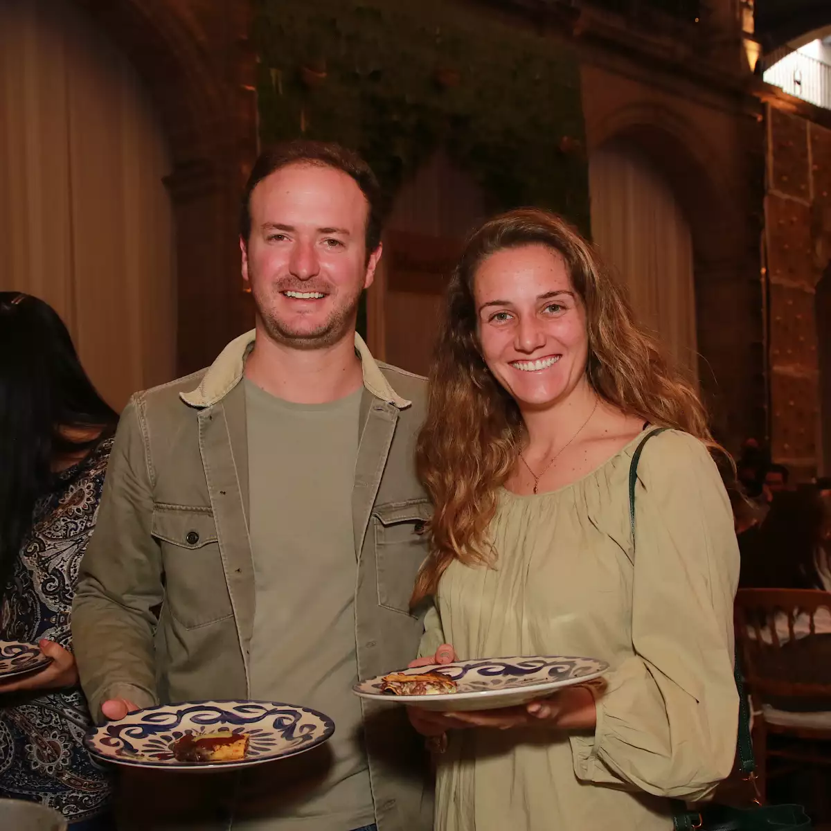 Dolores Beistegui y Josele Garza en el festejo Sabor de la tierra