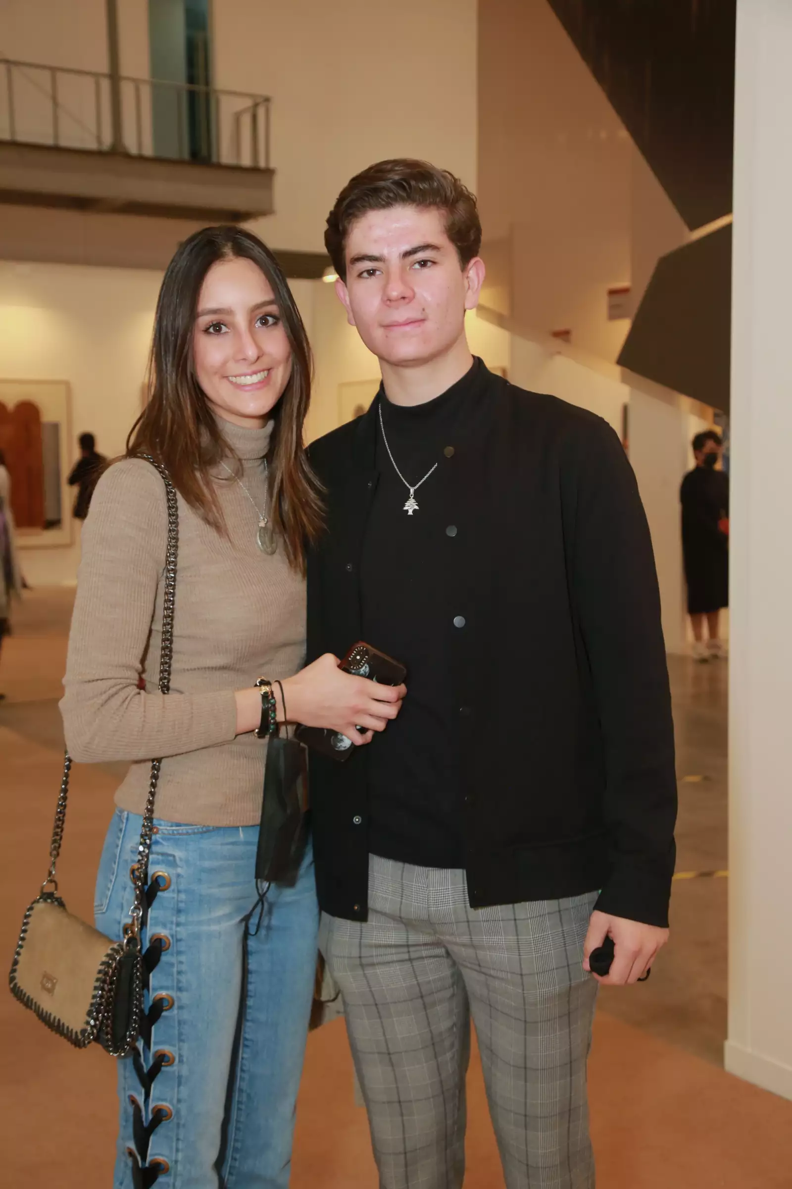 Paola Saad y Rodrigo Ripstein juntos en Zona Maco