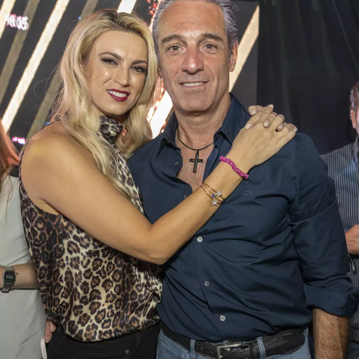 Carlos Slim Domit y Maria Elena Torruco en la after party de la Fórmula 1