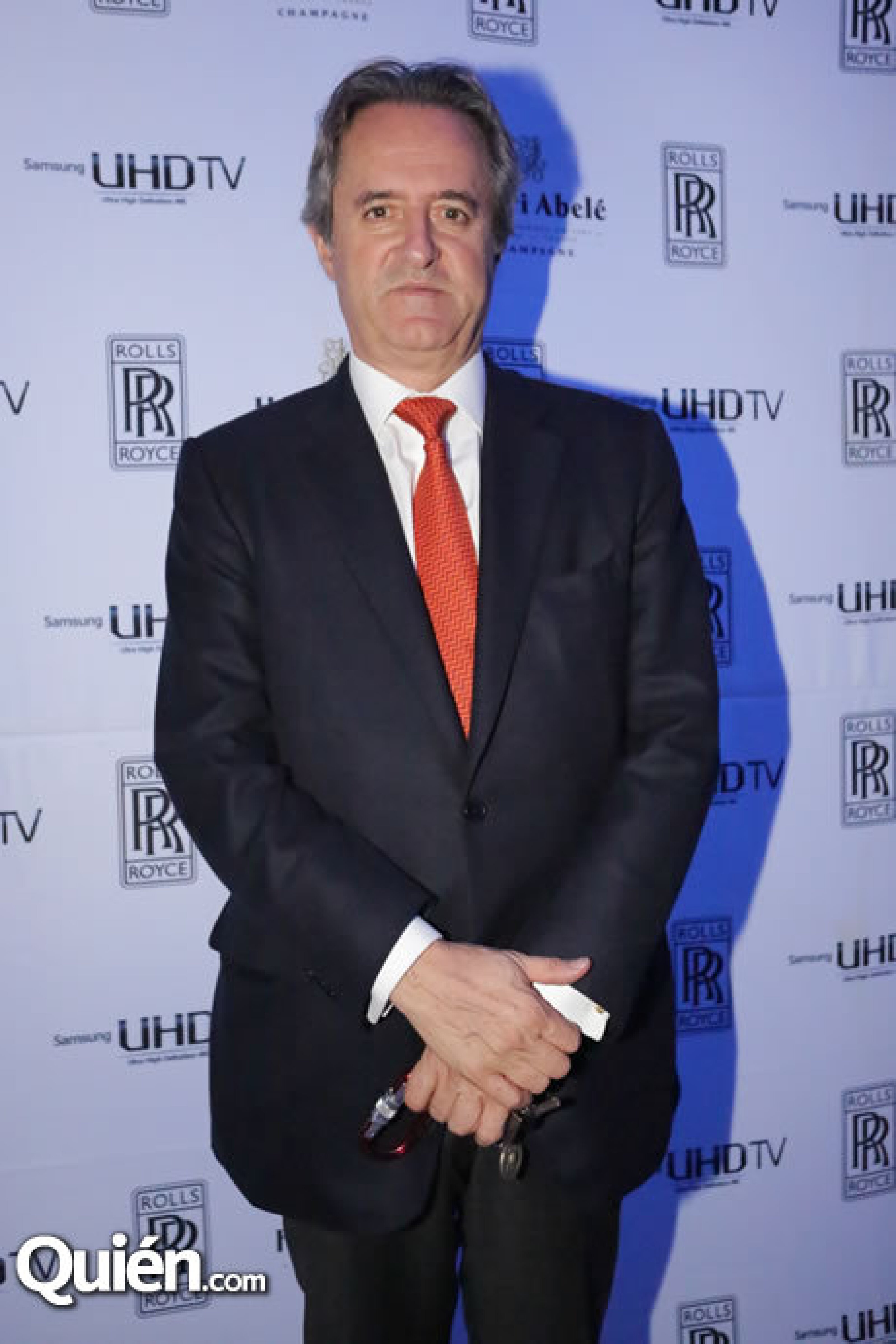 Eduardo Henkel en el lanzamiento de Rolls Royce