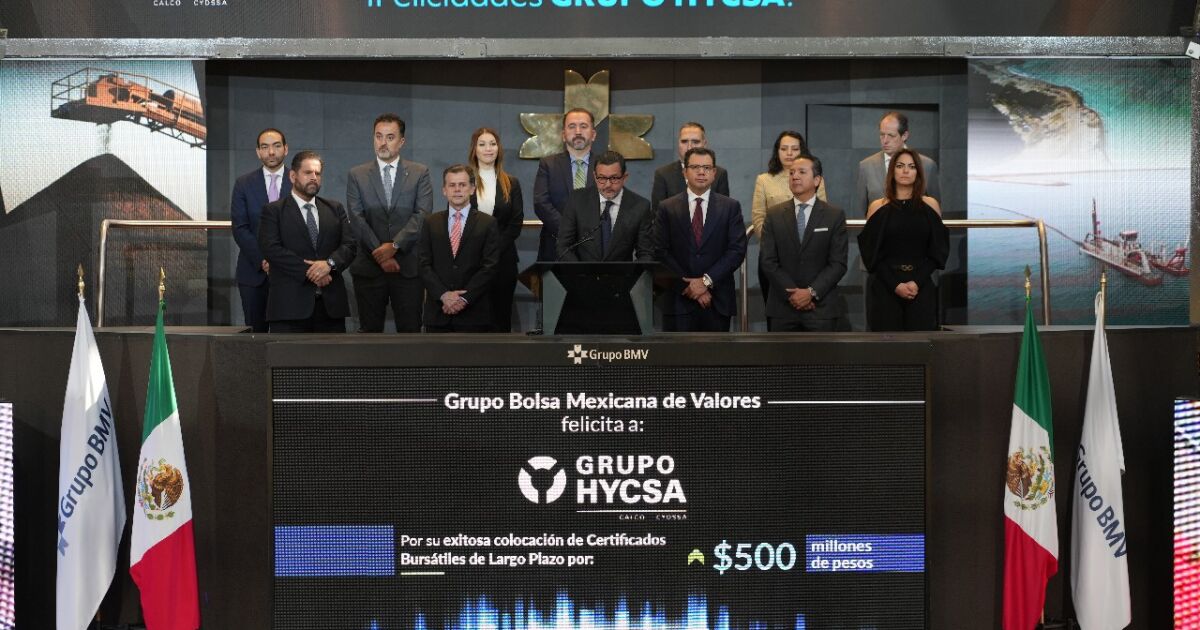 Grupo HYCSA en la BMV: hace primera emisión a largo plazo por 500 mdp