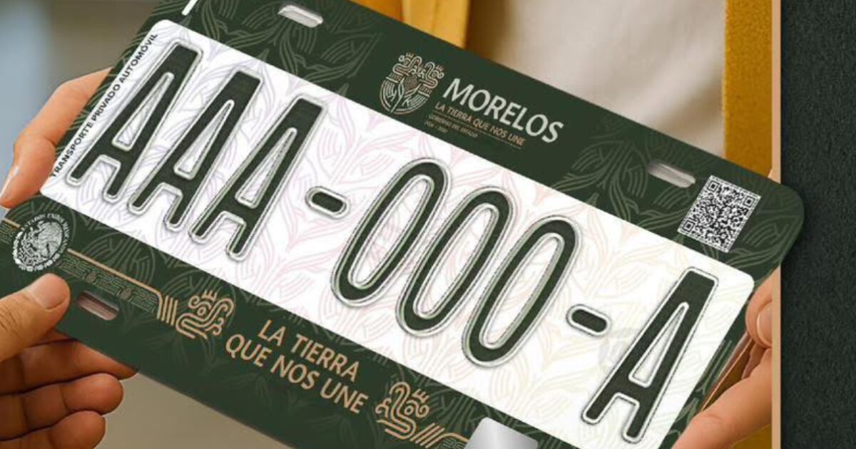 Empieza el canje de placas en Morelos: estos son los requisitos