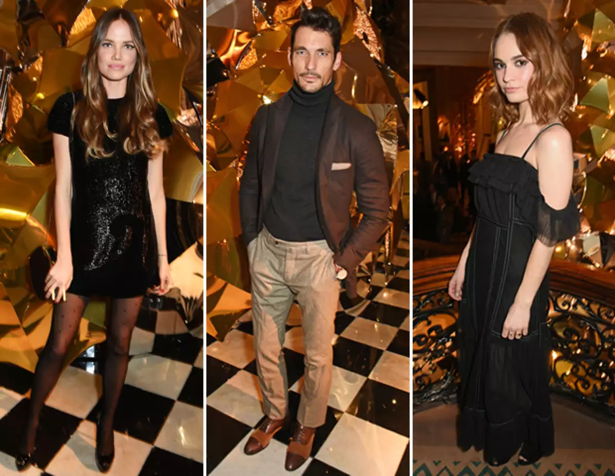 David Gandy y Lily James inician la Navidad con Burberry