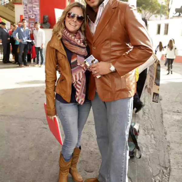 La familia Baillères pasa una tarde en La Monumental