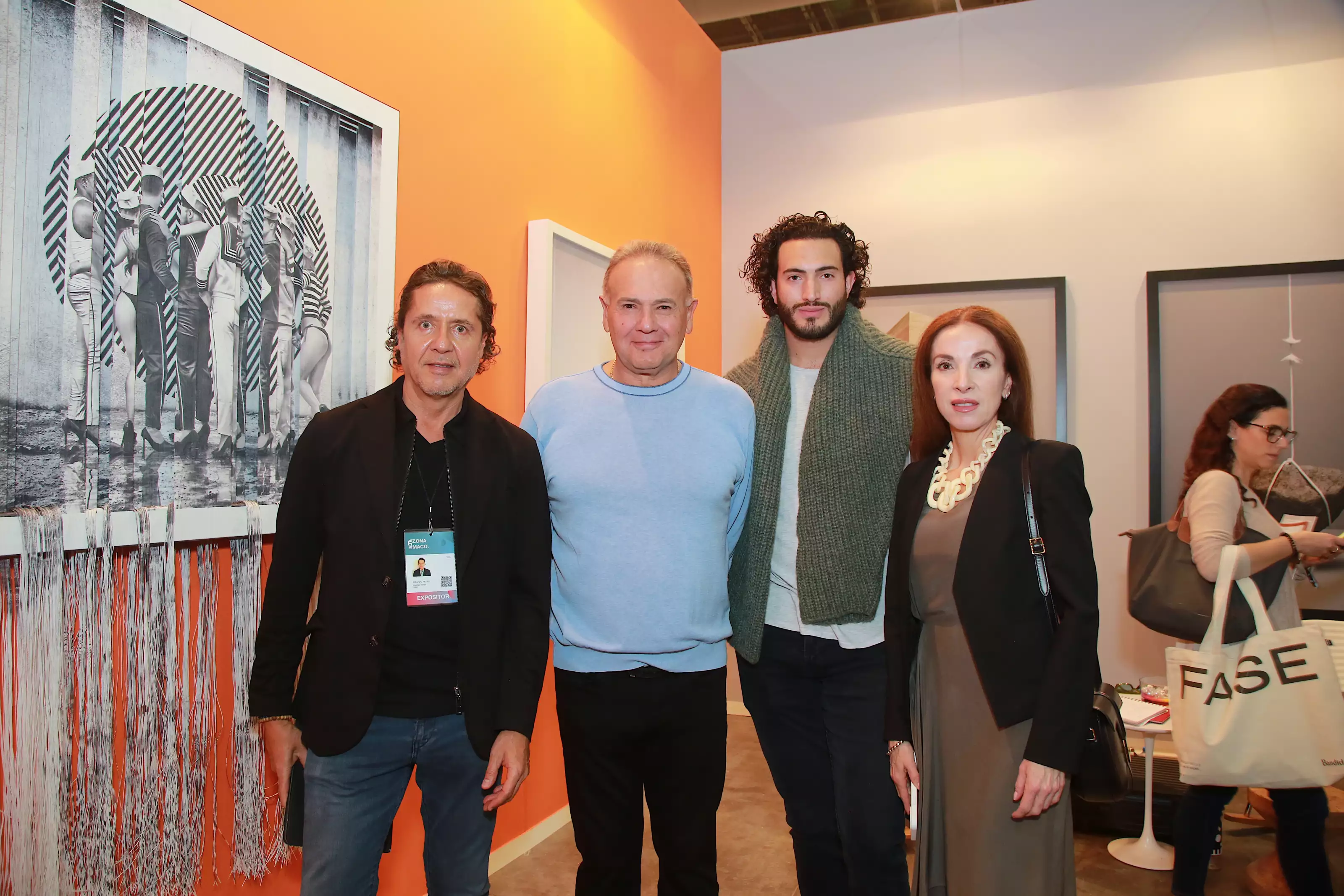 Javier Sordo Madaleno y Ana Paula de Haro disfrutan de Zona MACO
