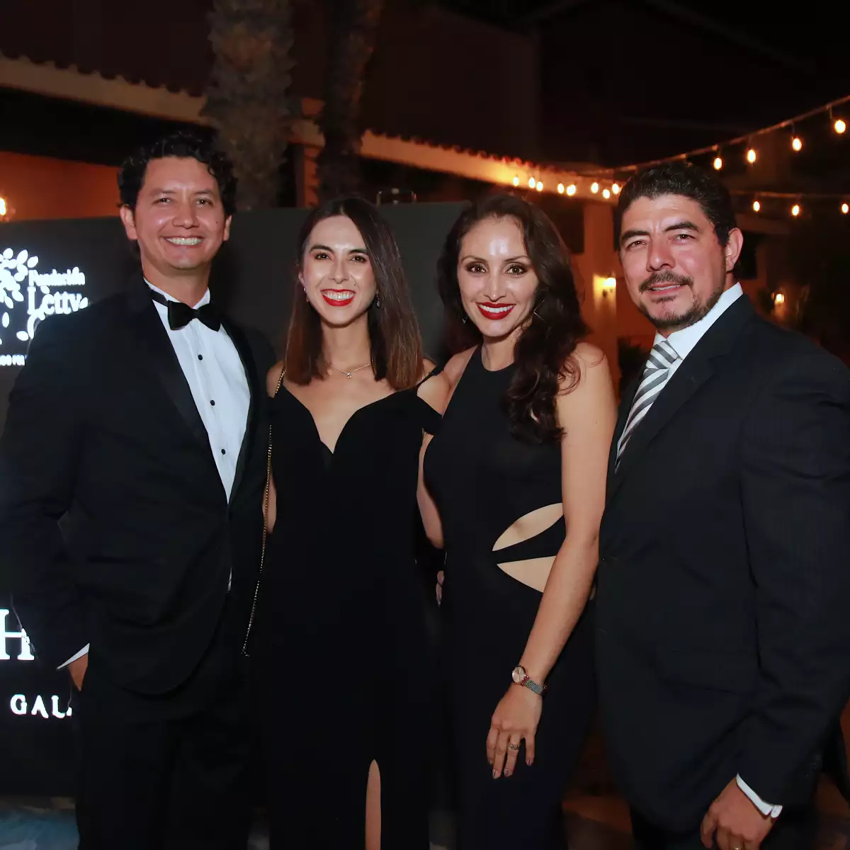 Las hermanas Coppel celebran junto a su mamá la gala de Fundación Letty ...
