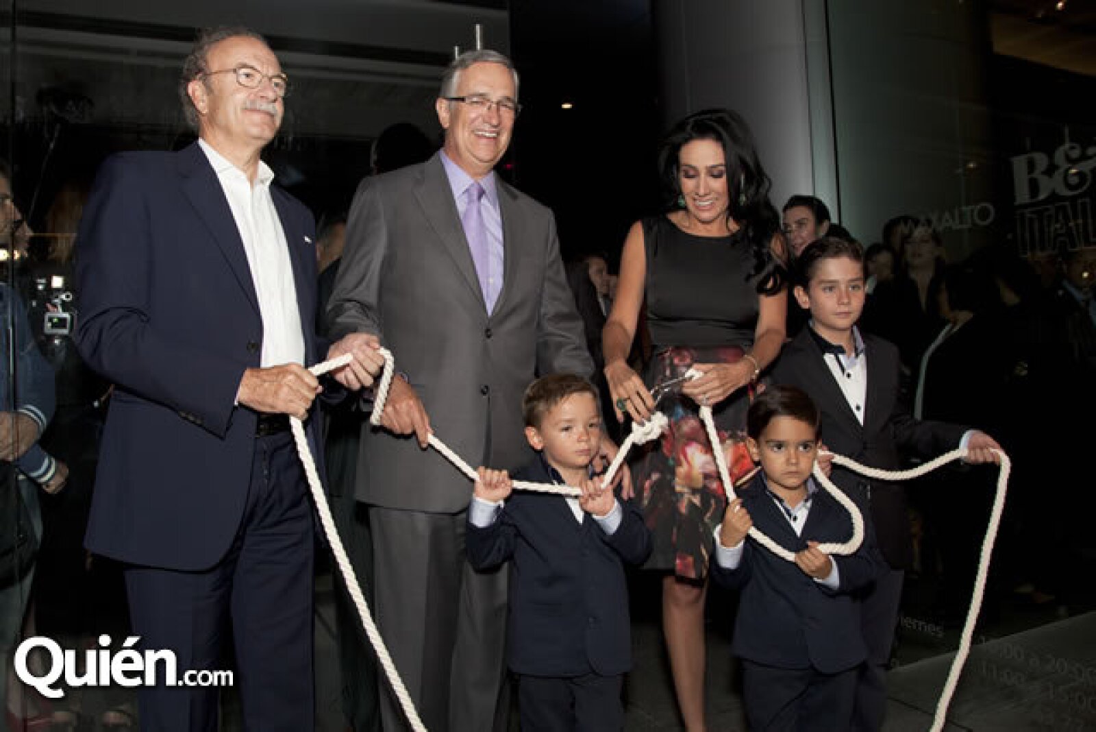 María Laura Medina inaugura B&B Italia
