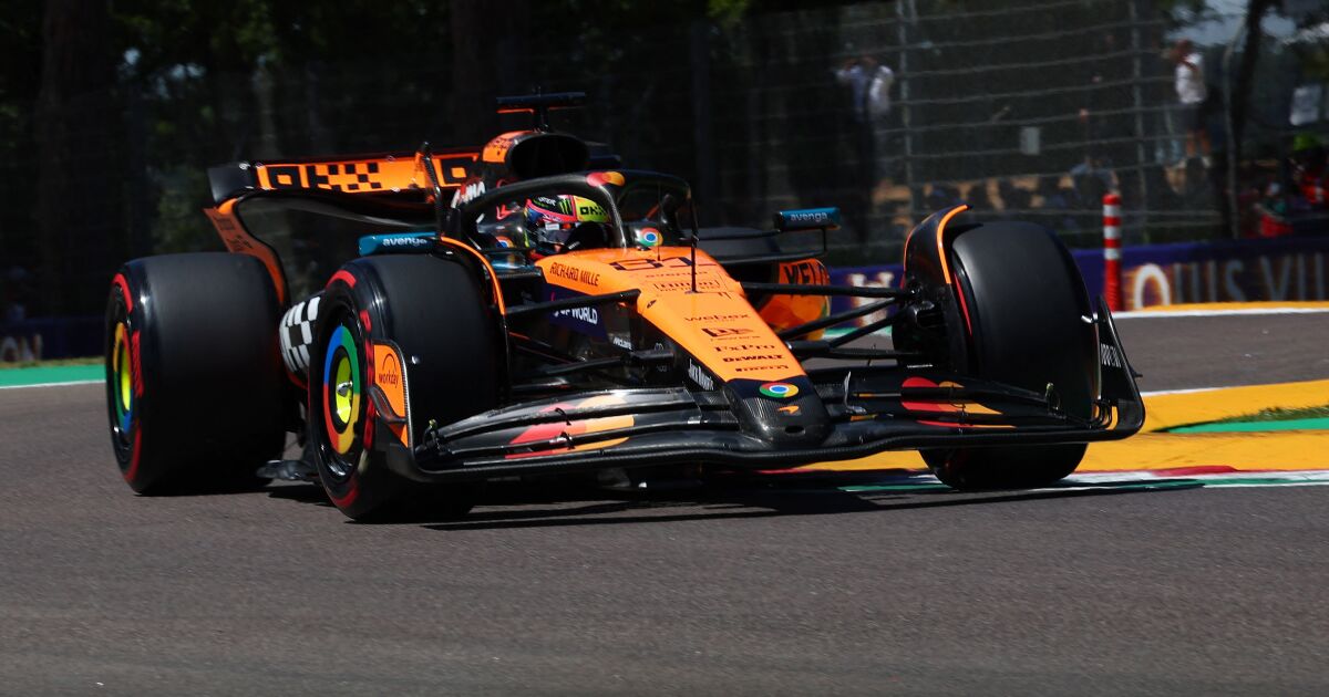 McLaren domina con Oscar Piastri las primeras prácticas del GP de Emilia-Romaña