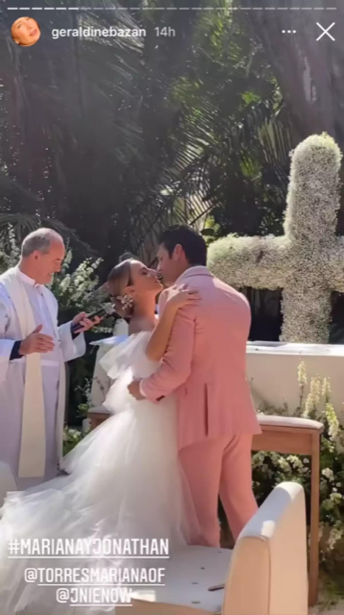 Mariana Torres se casó con Jonathan Nienow en ceremonia religiosa ...