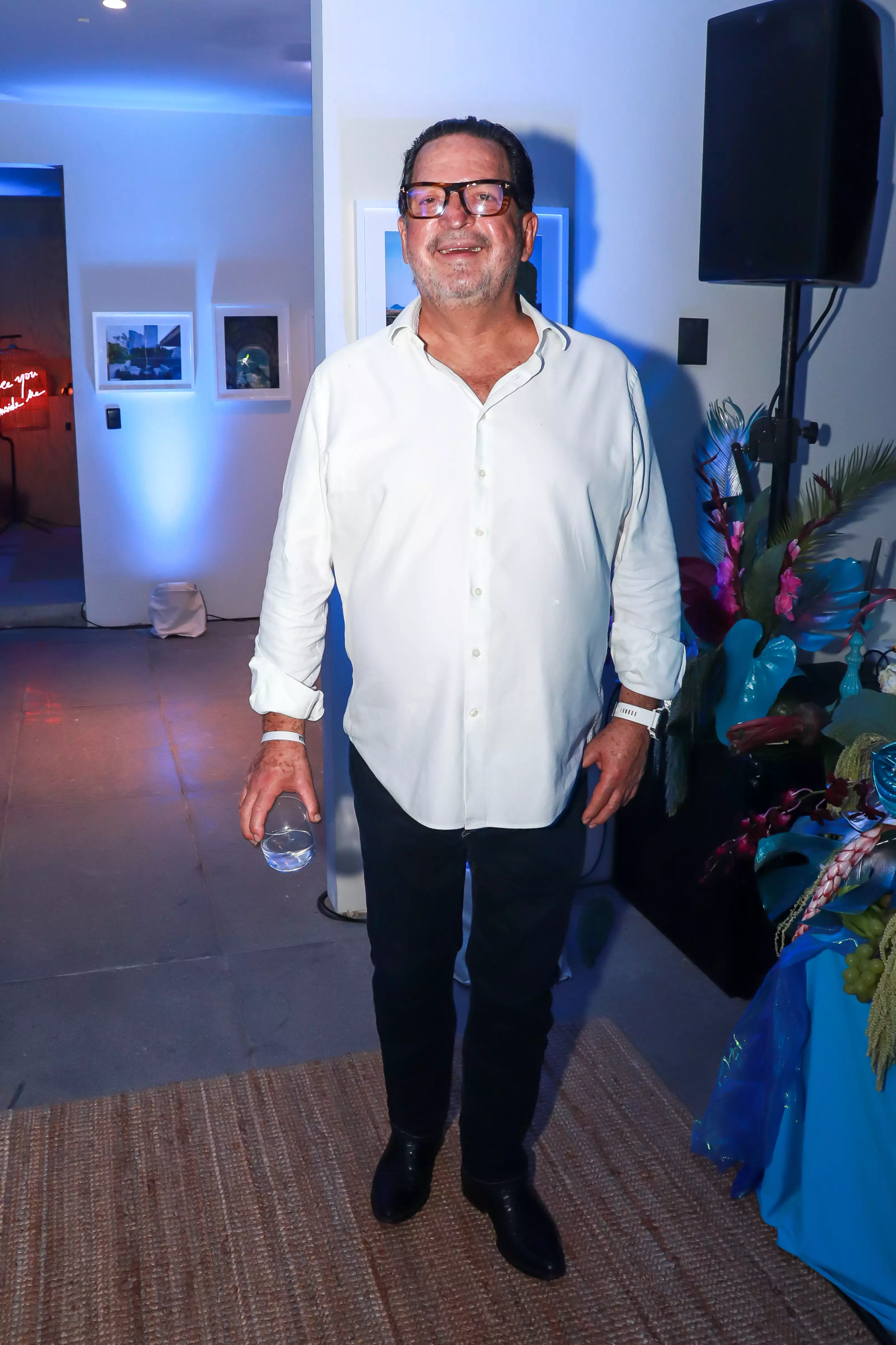 Alan Salomón y Nabille Fillat en la inauguración de Volga