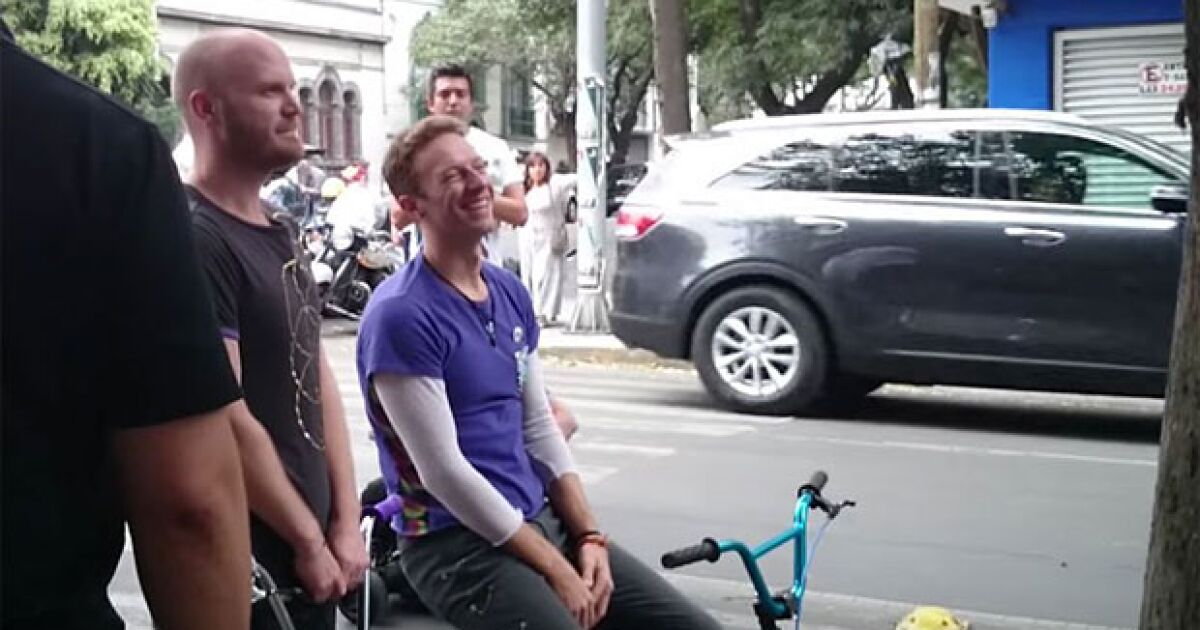 Coldplay graba su nuevo video en las calles de la Ciudad de México