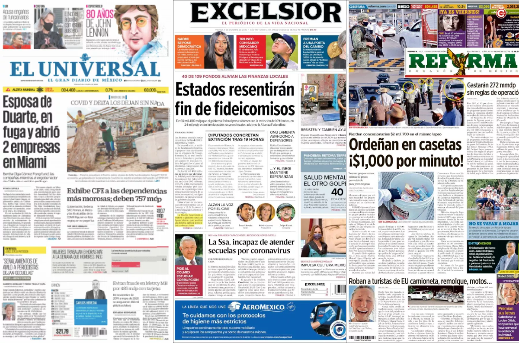 #EnPortadas 📰 Esposa de Duarte, en fuga y abrió 2 empresas en Miami