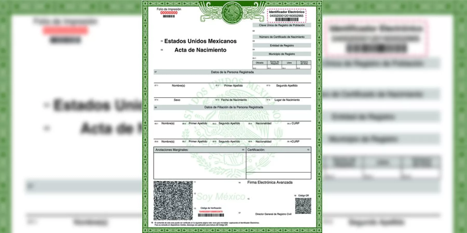 ¿Cómo sacar mi acta de nacimiento certificada?