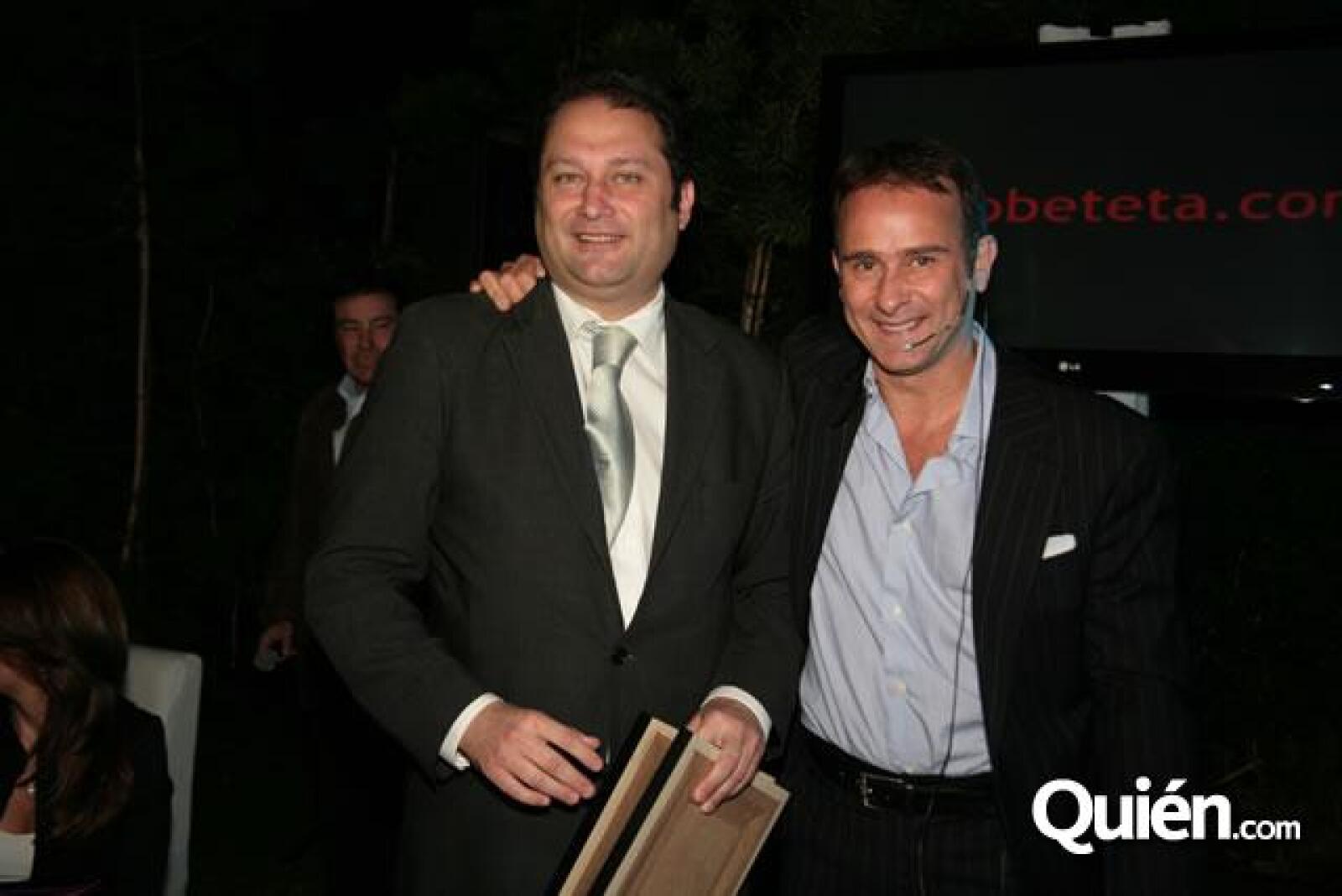 Marco Beteta premia a restauranteros