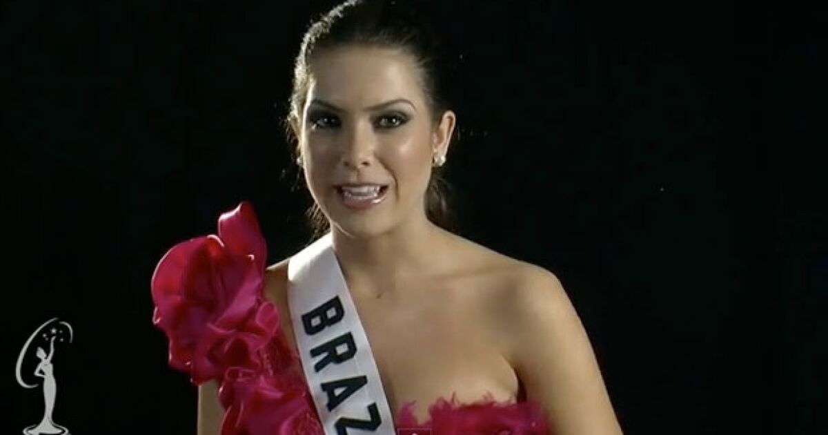 Miss Brasil fue asaltada a punta de pistola