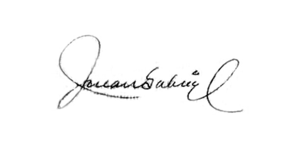 Según su firma, ¿cómo era la personalidad de Juan Gabriel?