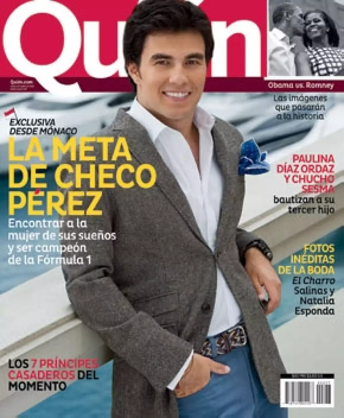 De las páginas de Quién a la red. Edición Checo Pérez