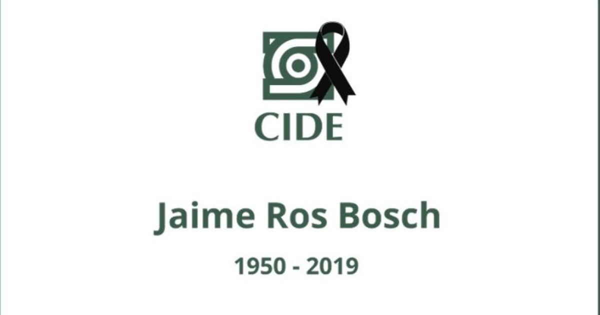El economista mexicano Jaime Ros Bosch muere a los 69 años