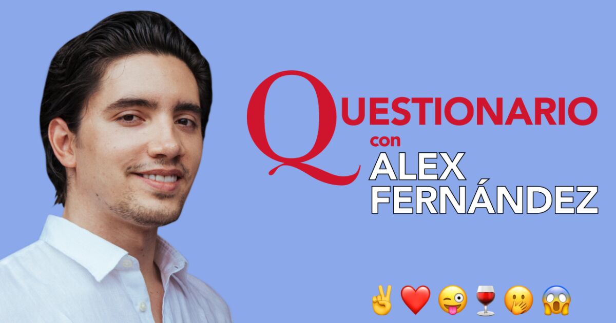 Alex Fernandez Jr. nos confiesa quién es el amor de su vida