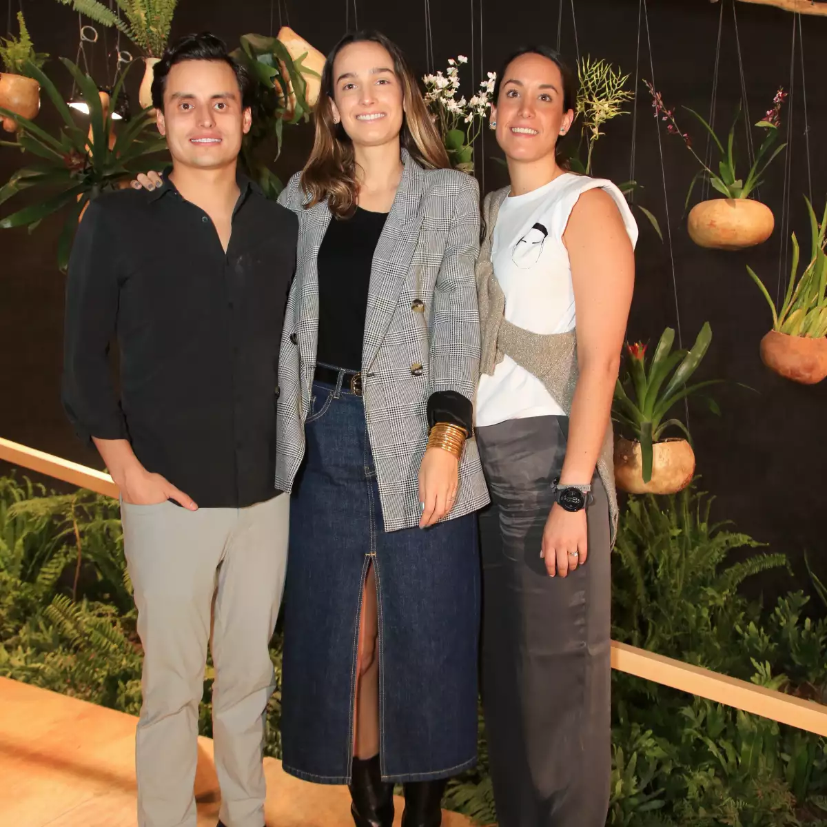 Santiago y Mónica de Haro en la apertura de la exposición Mother Nature