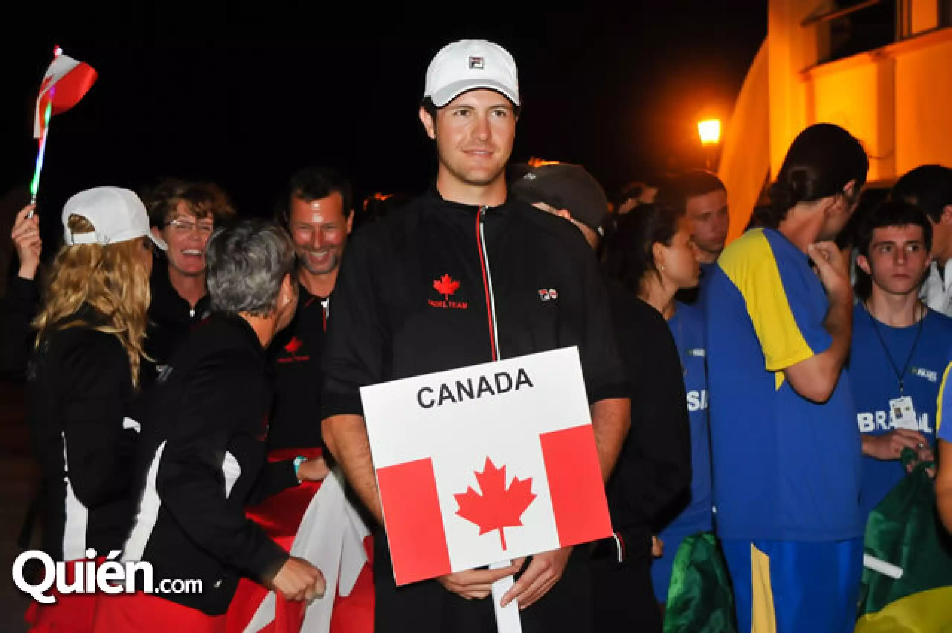 Alejandro Burillo en la inauguración del Campeonato Mundi...