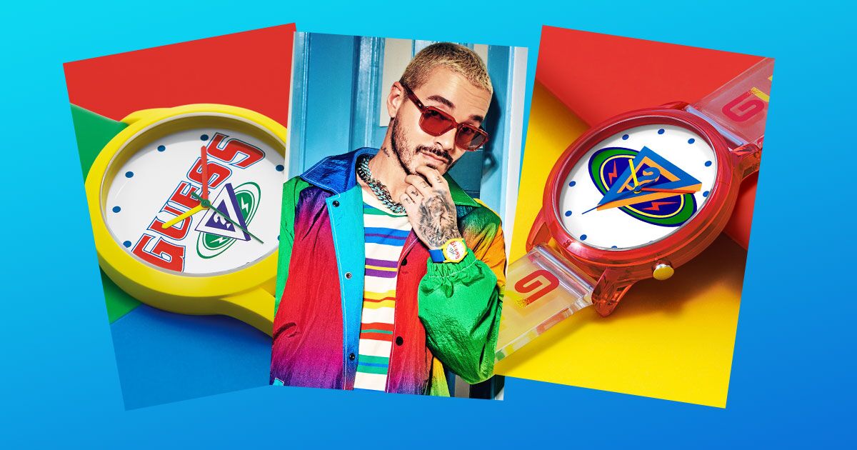 J Balvin y Guess lanzan una colección de relojes en honor a Colores
