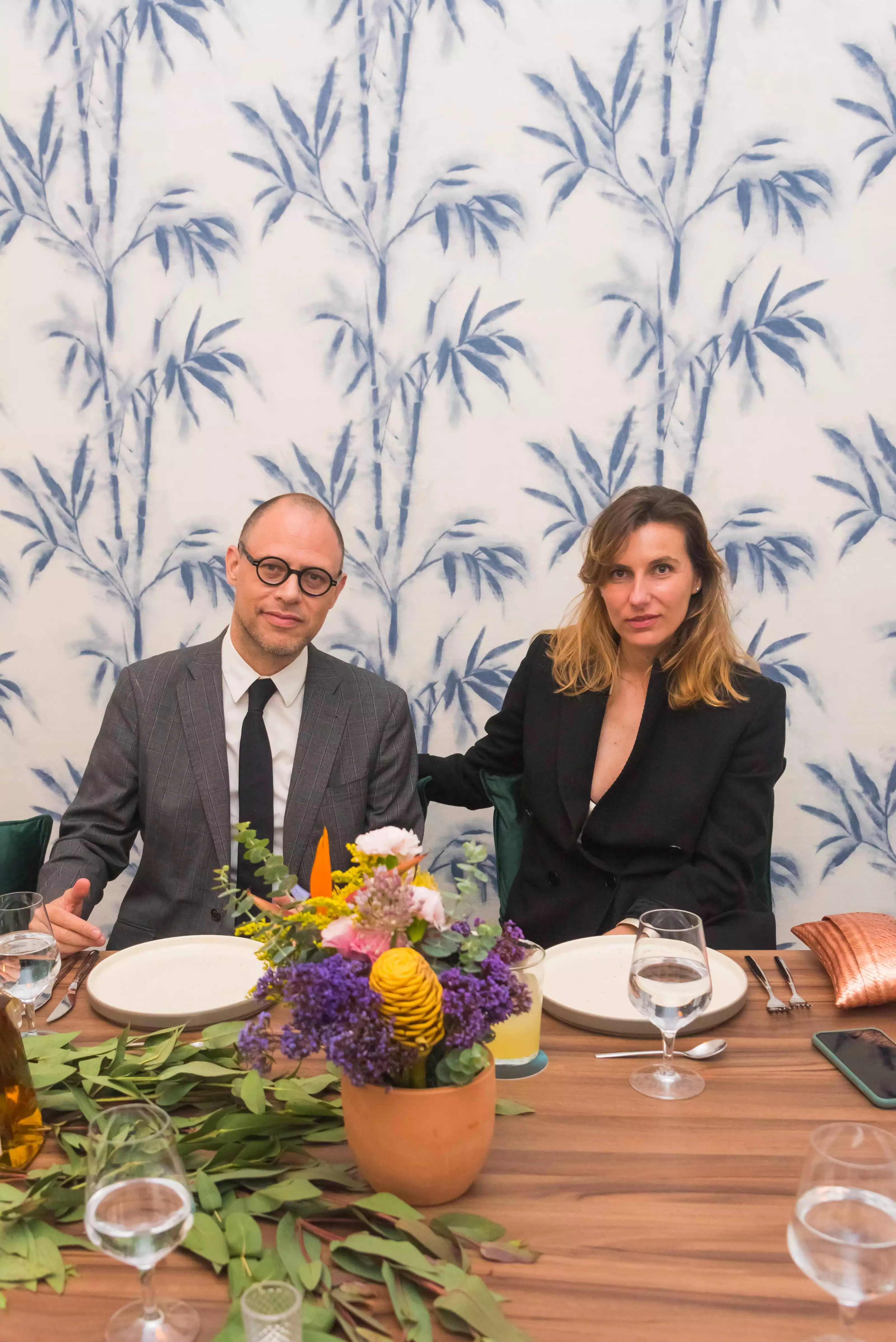 Rodrigo Ortiz Monasterio y Andrés Lebrija en una cena con Tequila 1800