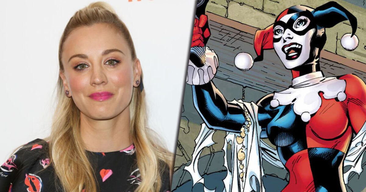 Así luciría Kaley Cuoco como Harley Quinn