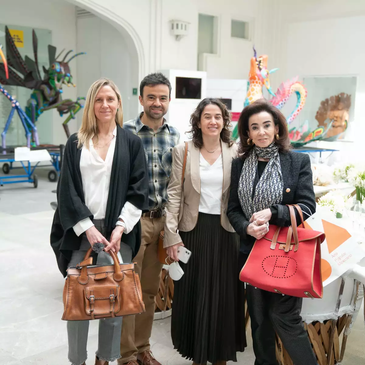 Claudio Landucci, Viviana Corcuera y Martín Olavarrieta en evento del MAP