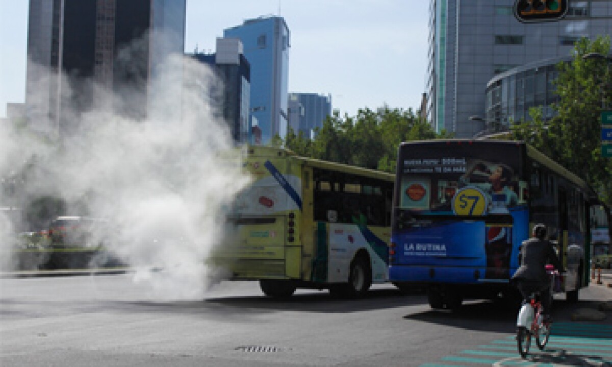 Camiones, la principal causa de contaminación