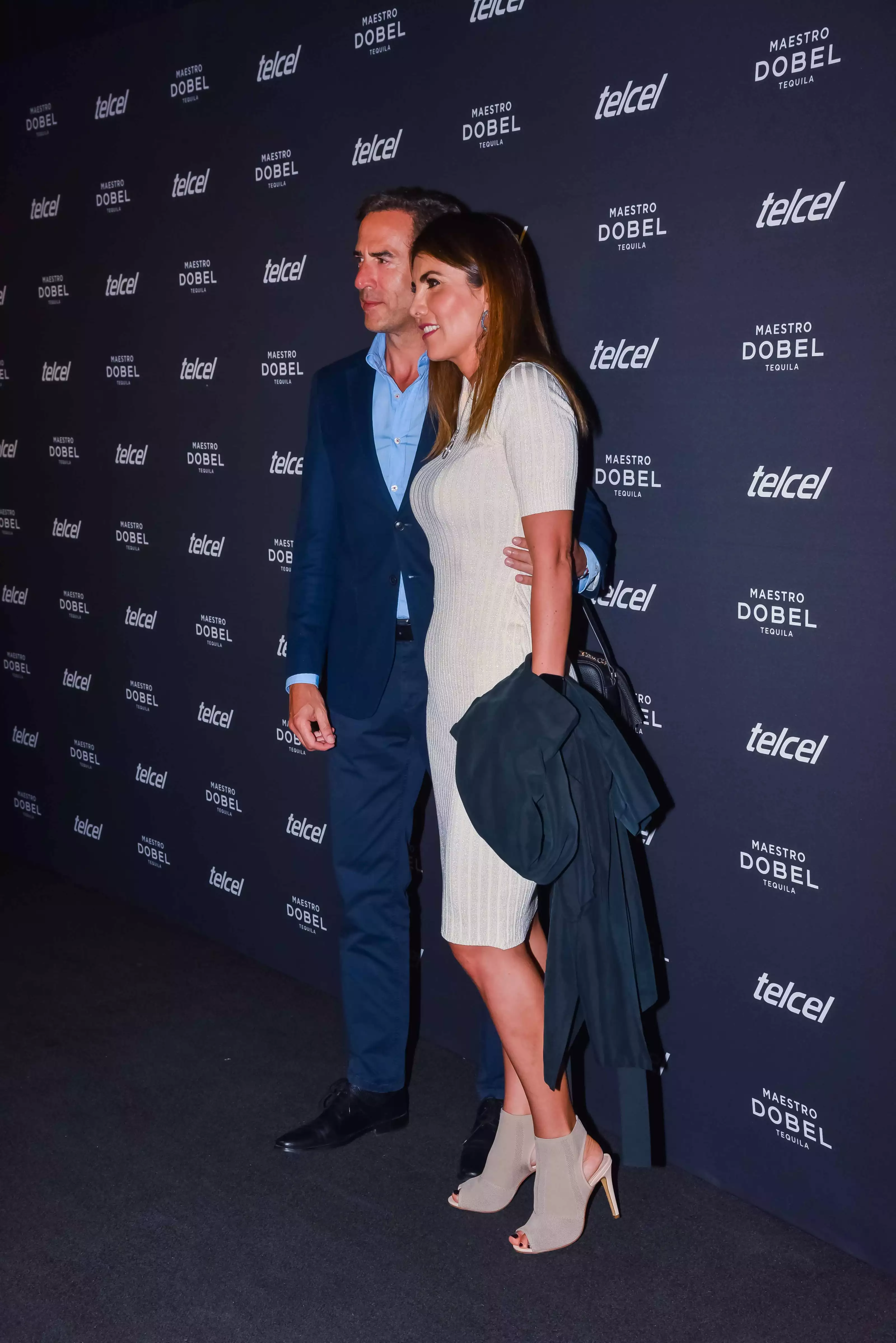 Carlos Slim Domit y Maria Elena Torruco en la after party de la Fórmula 1