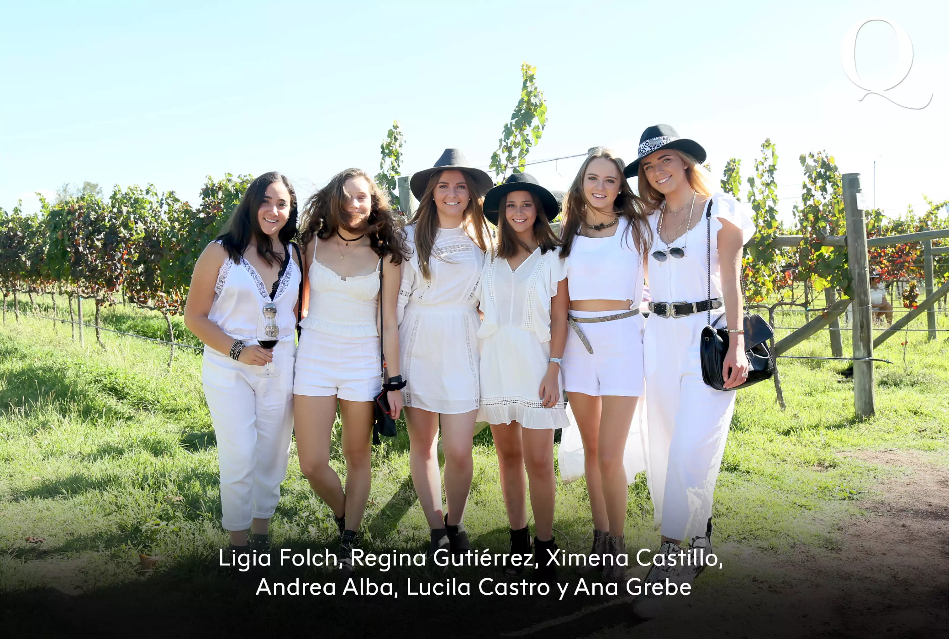 Daniel Hajj y Daniela Ferrer en la vendimia Cuna de Tierra