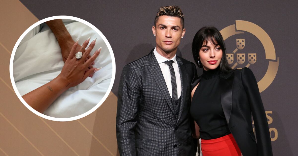 Cristiano Ronaldo le pide matrimonio a Georgina Rodríguez con un anillo ...