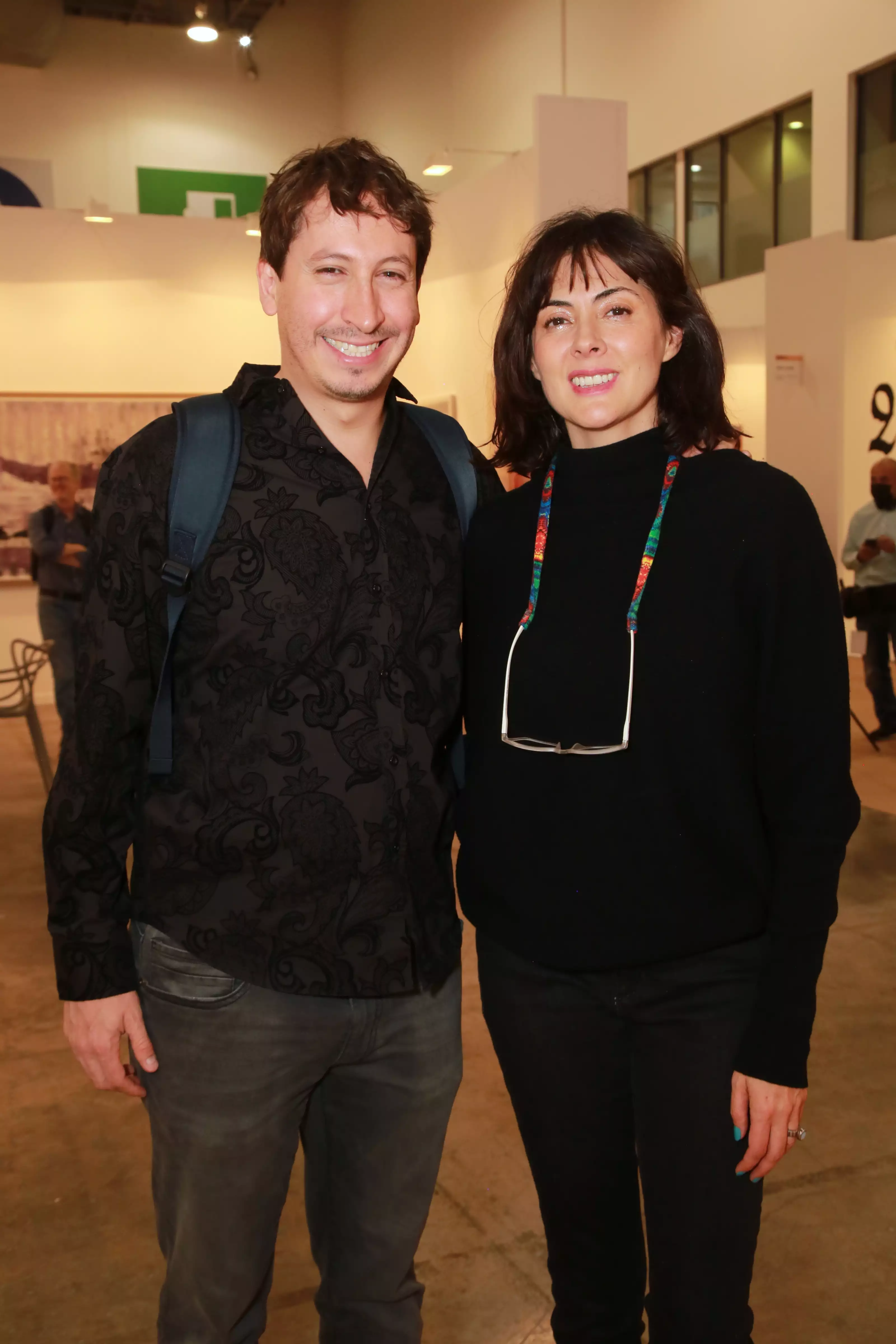 Javier Sordo Madaleno y Ana Paula de Haro disfrutan de Zona MACO