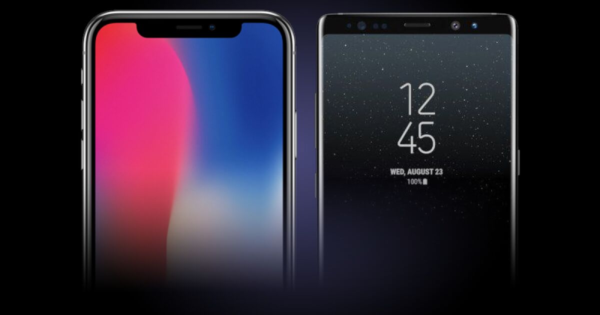 iPhone X vs Note 8, ¿cómo se comparan los smartphones premium?