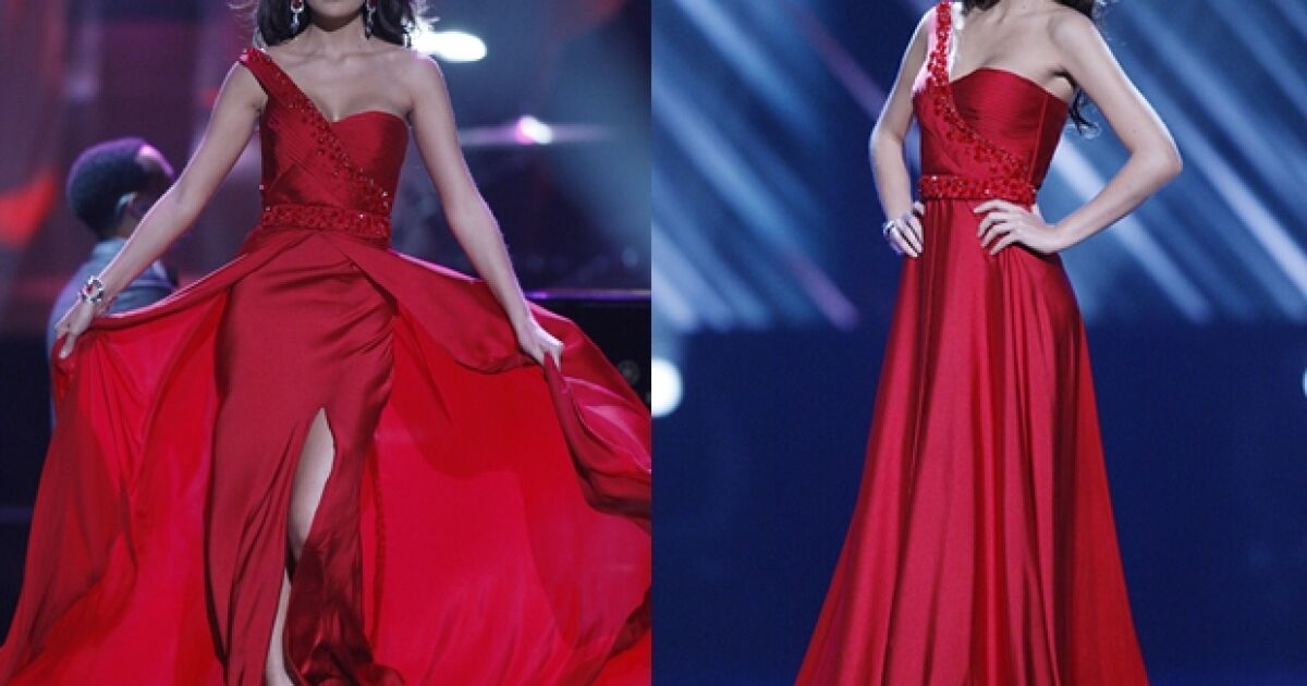 Miss Universo se `pinta´ de rojo