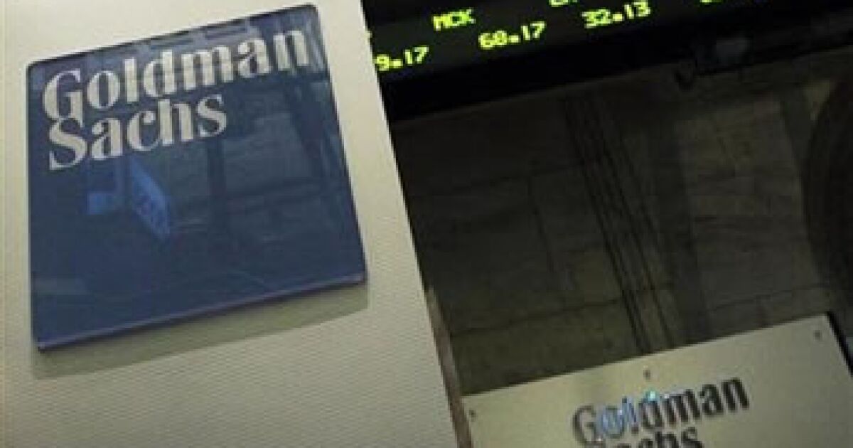 Goldman Sachs reporta menor utilidad