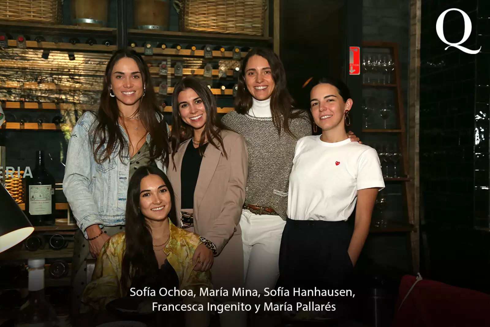 María Mina y Sofía Hanhausen en la degustación de Pavito en Forneria el Becco