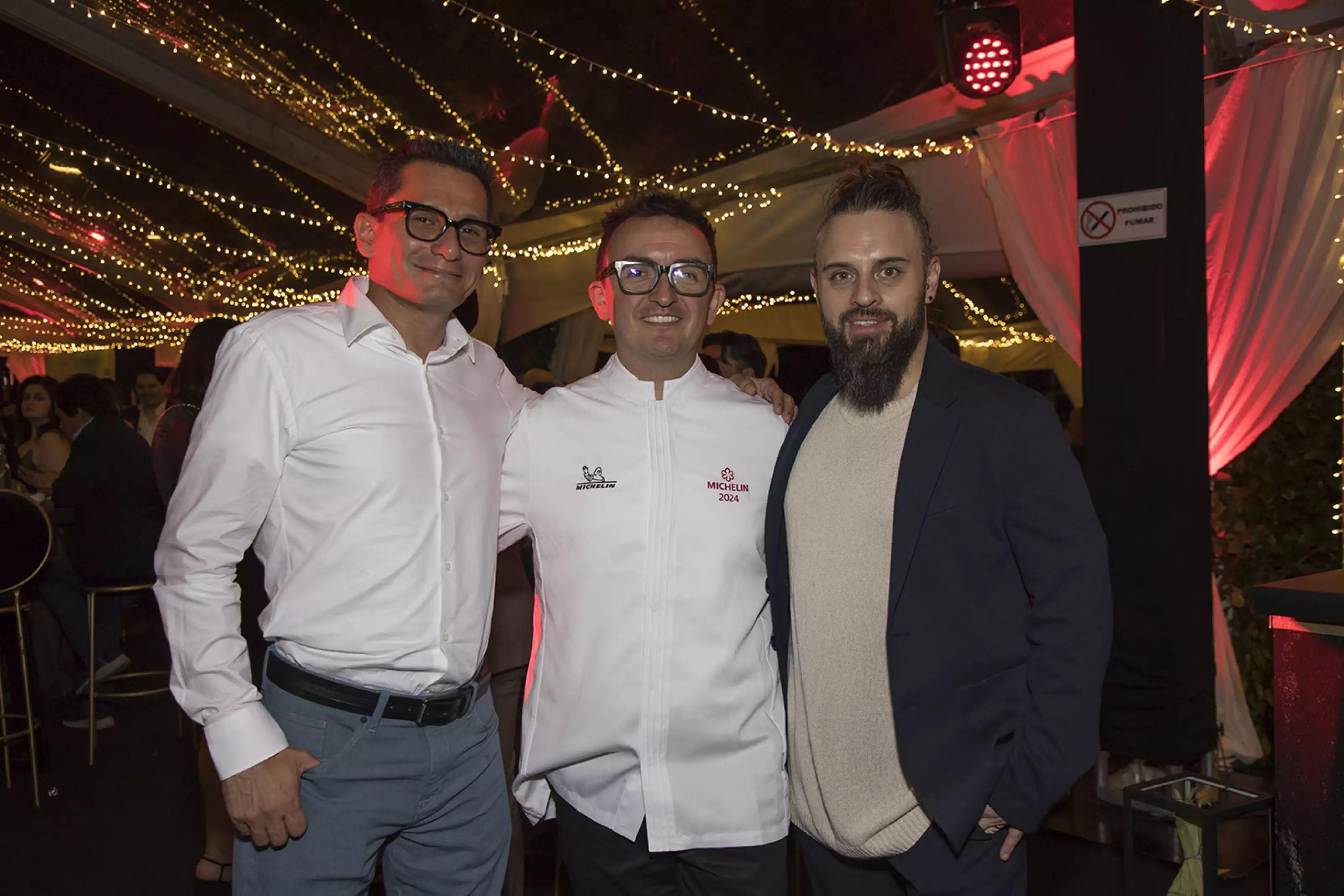 Enrique Olvera y Jorge Vallejo en la Ceremonia de la Guía Michelín 2024
