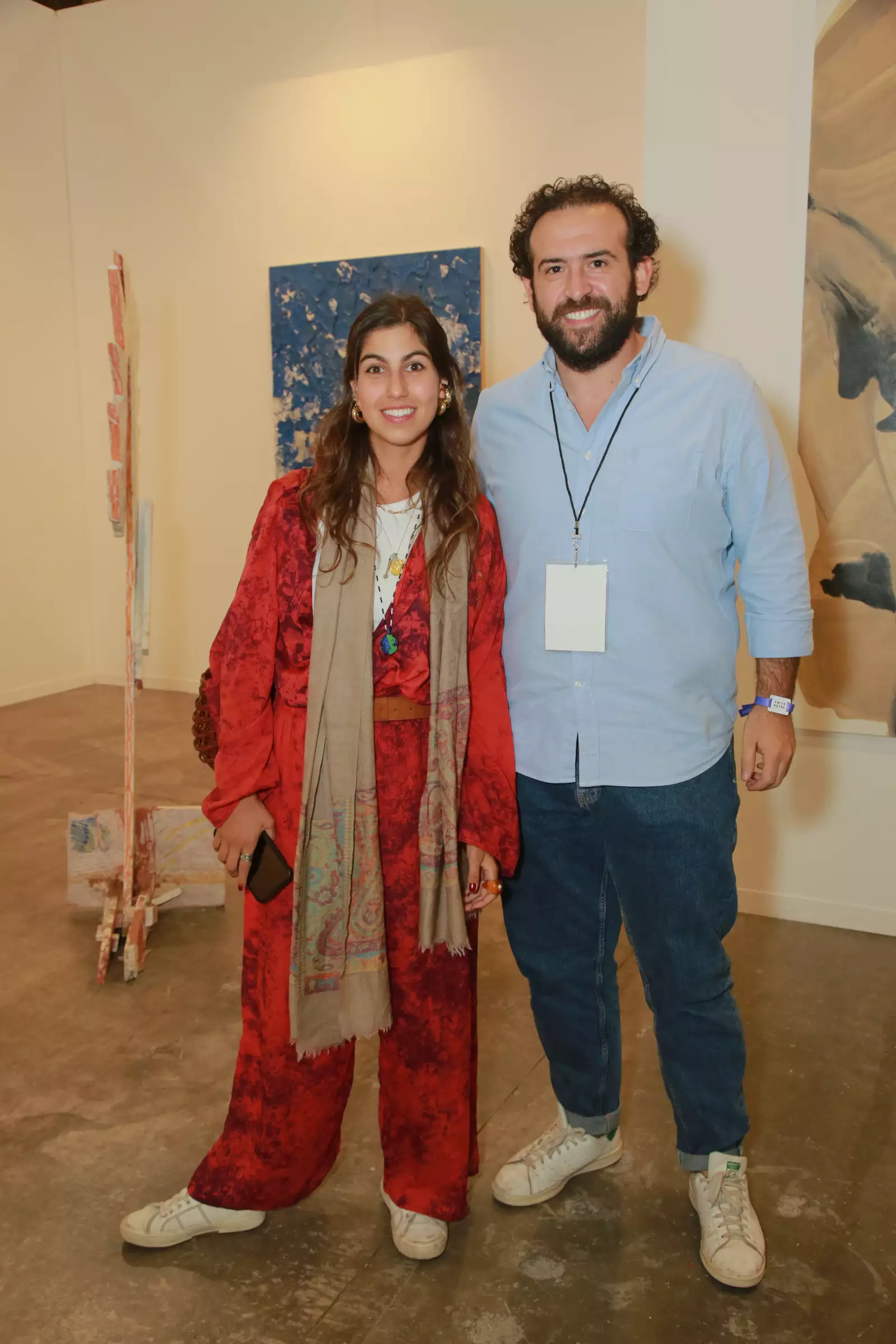 Paola Saad y Rodrigo Ripstein juntos en Zona Maco