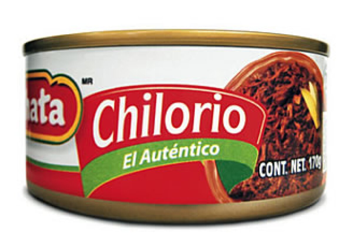 El chilorio de Productos Chata en EU