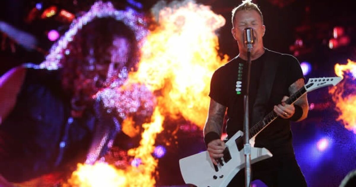 La 'noche de metal' en Río de Janeiro se corona con Metallica y Slipknot